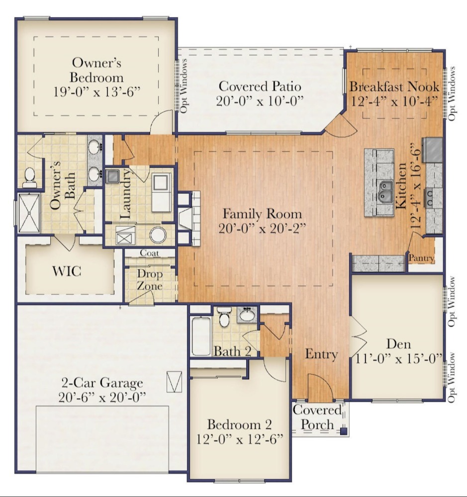 Avanti Floor Plan | Weaver Homes