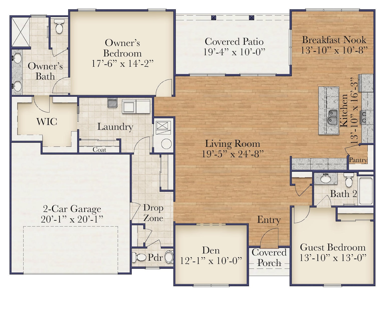 Toscana Floor Plan | Weaver Homes